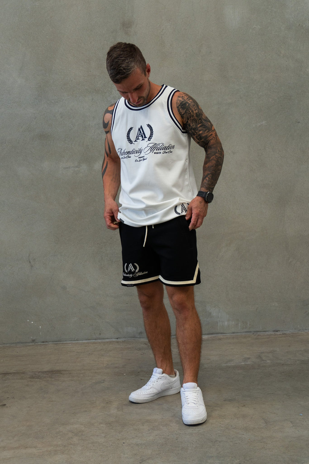 Authenticity Affiliation Tank Top | 100% Luxury Cotton Oversized Tank – On Lock Apparel