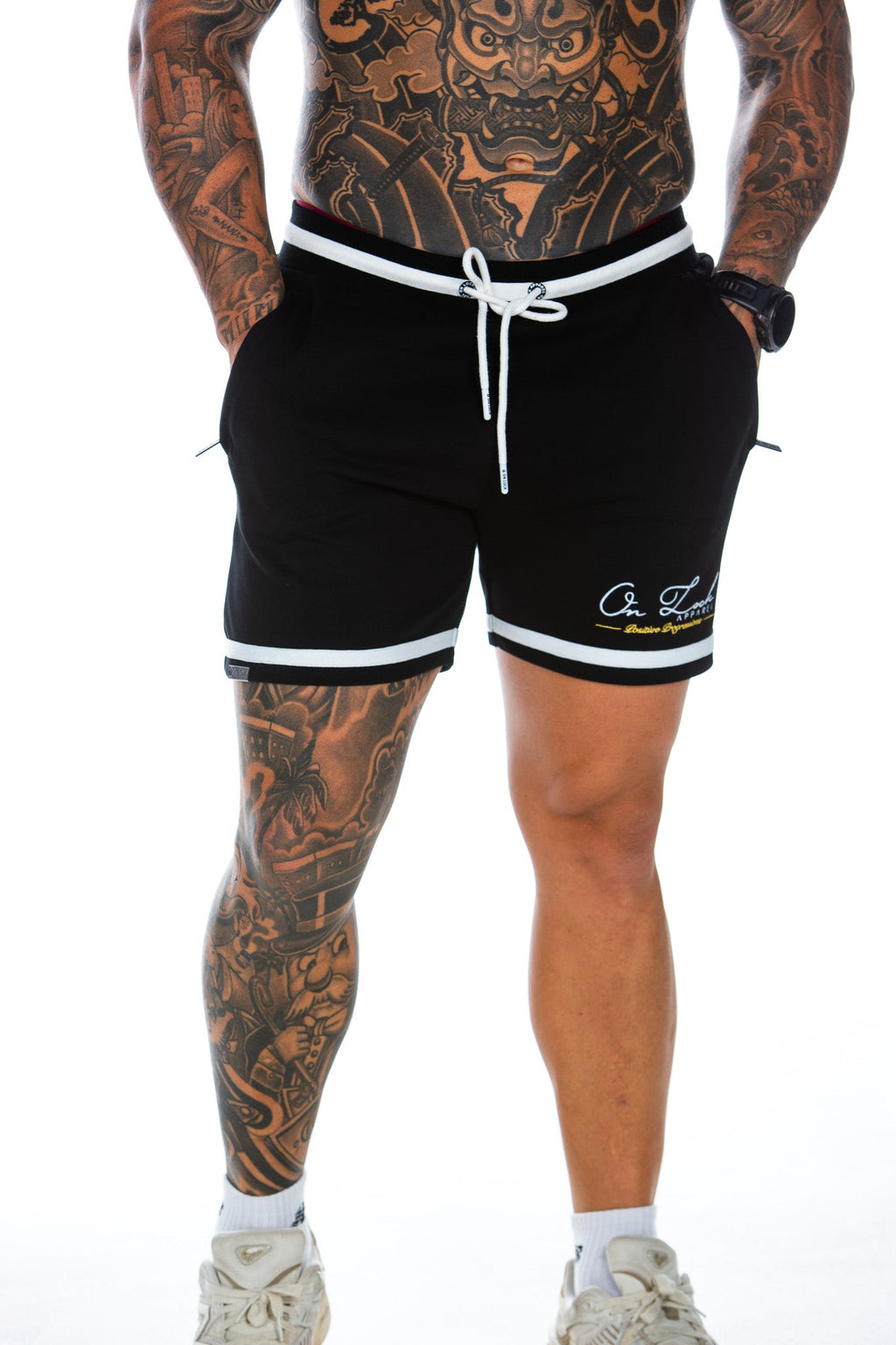 POSITIVE PROGRESSIONS SHORTS - PITCH BLACK – On Lock Apparel